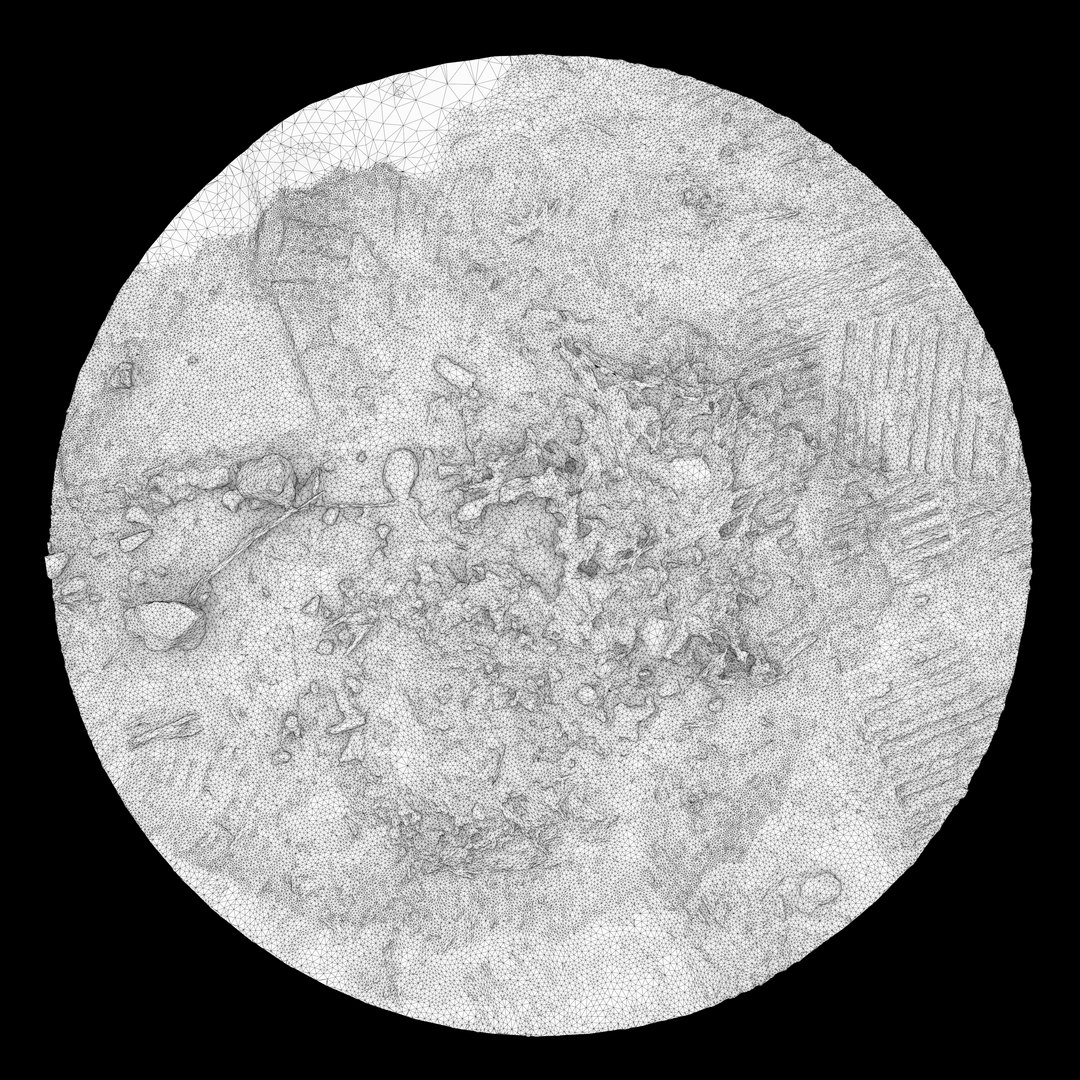 3D Model Gravel Ground 03 - 3D Photogrammetry Model Scan Of Gravel Sand ...