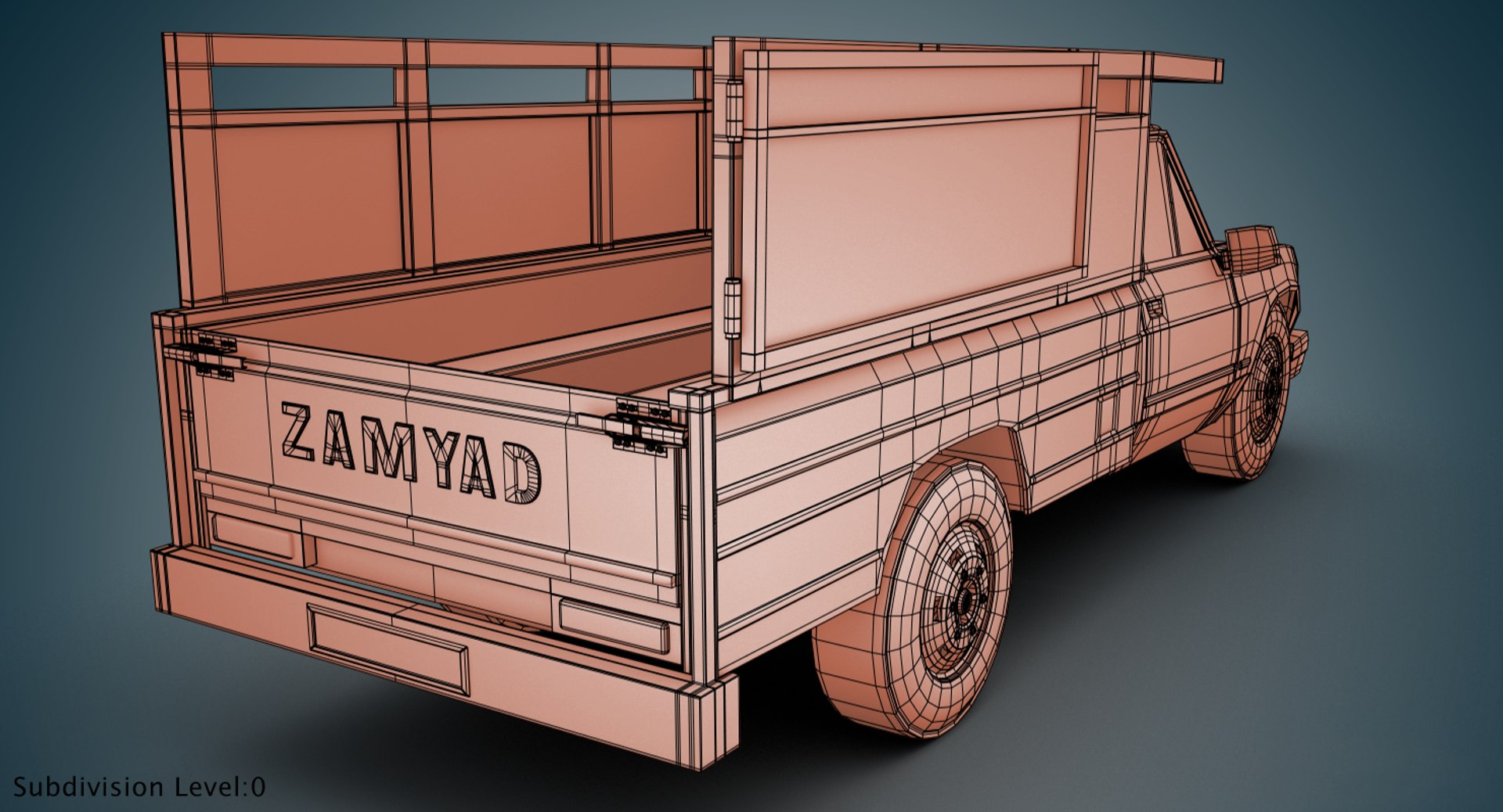 Zamyad Pickup 3d Model