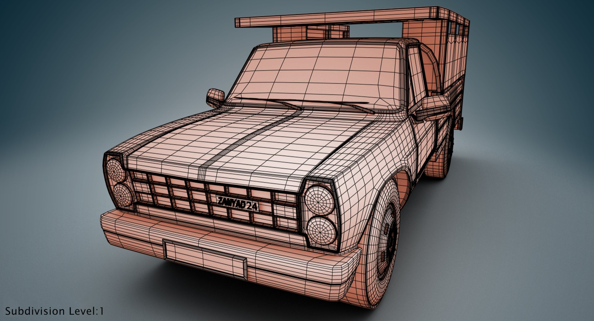 Zamyad Pickup 3d Model