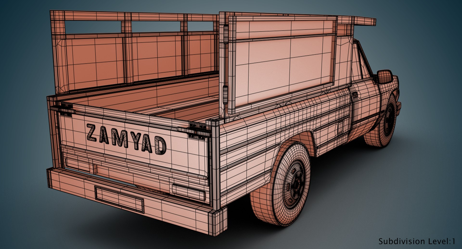 zamyad pickup 3d model