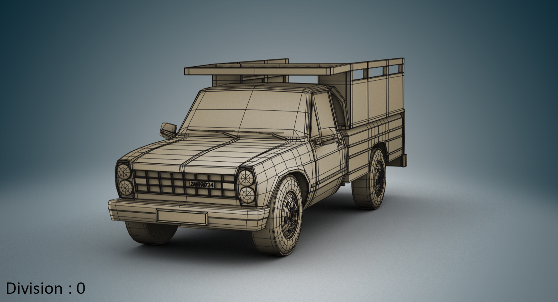 Zamyad Pickup 3d Model