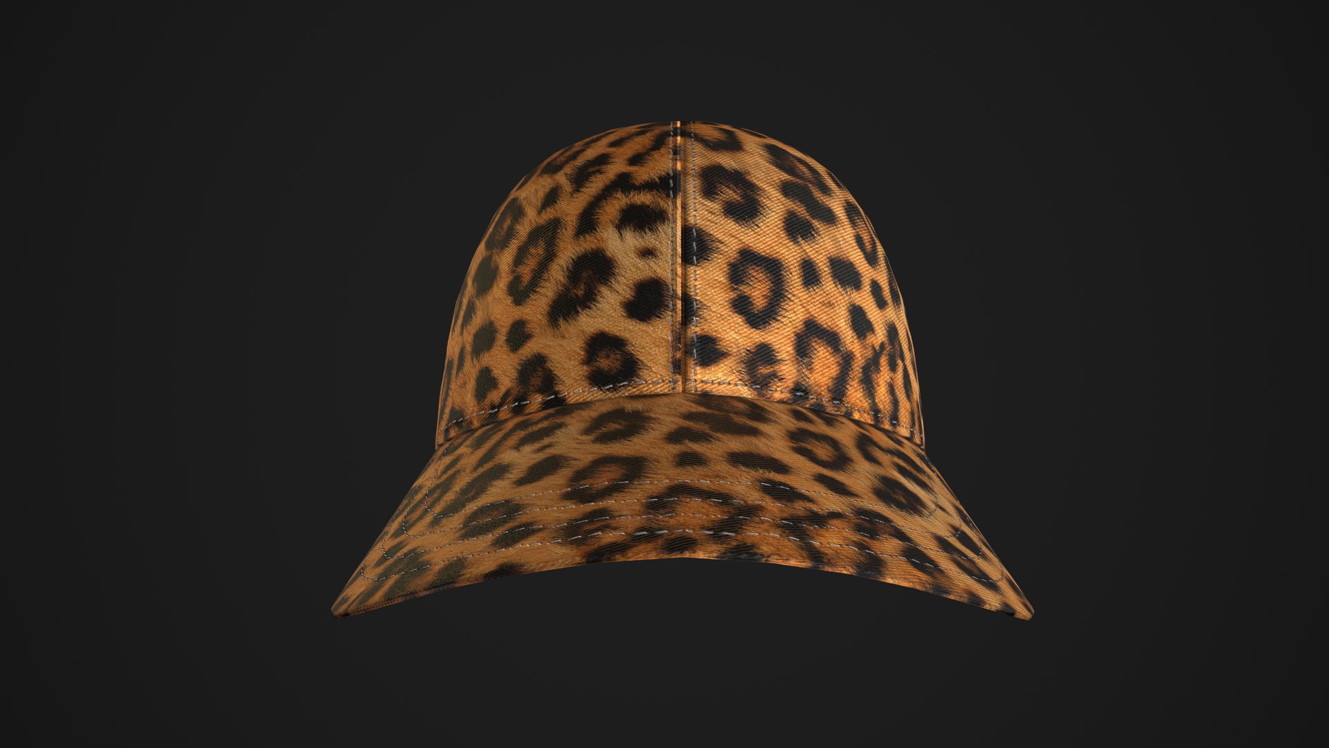 Leopard Baseball Cap Model - TurboSquid 2042091