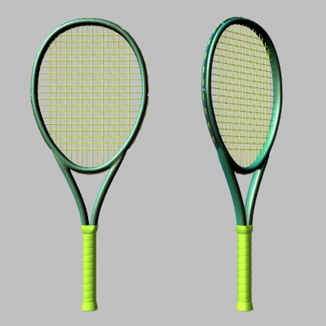 3d model tennis racket