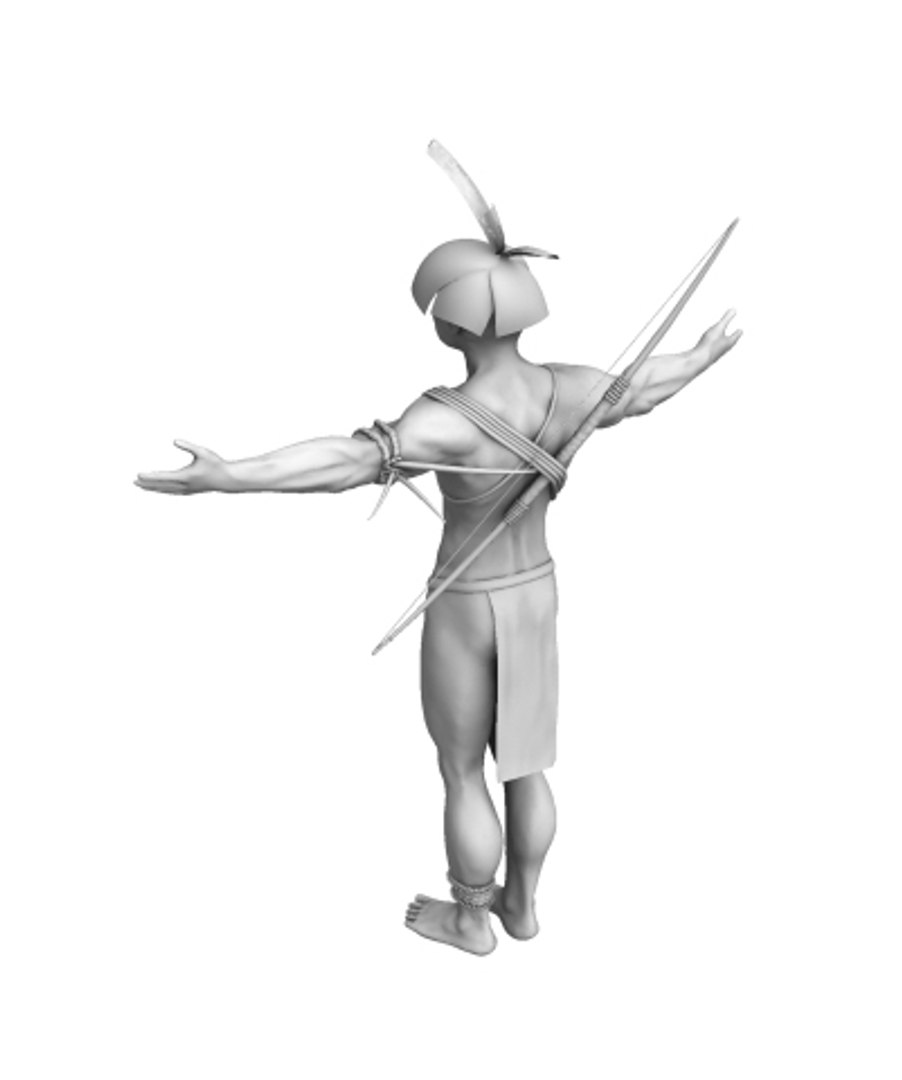 Native Character 3d Max
