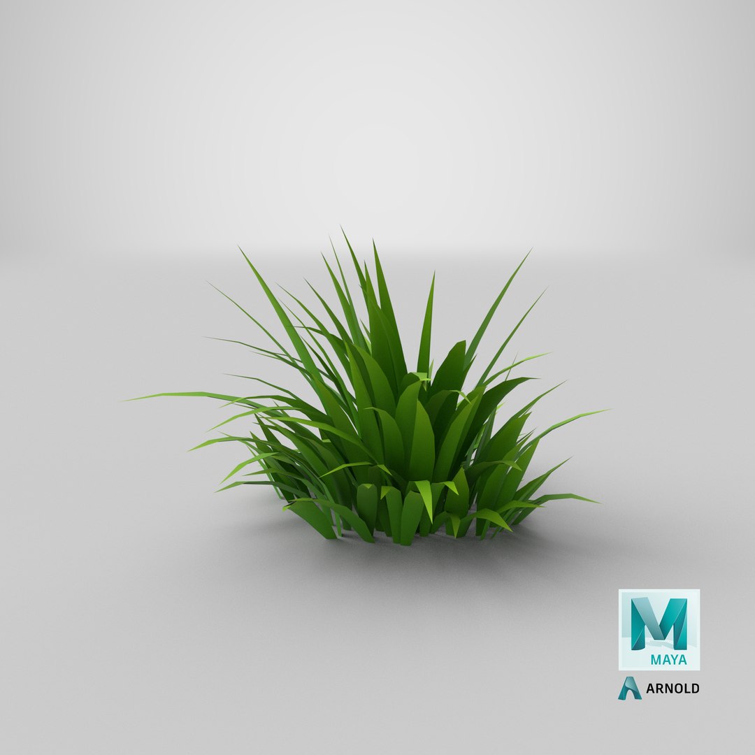 3D Cartoon Grass 05 - TurboSquid 1936163