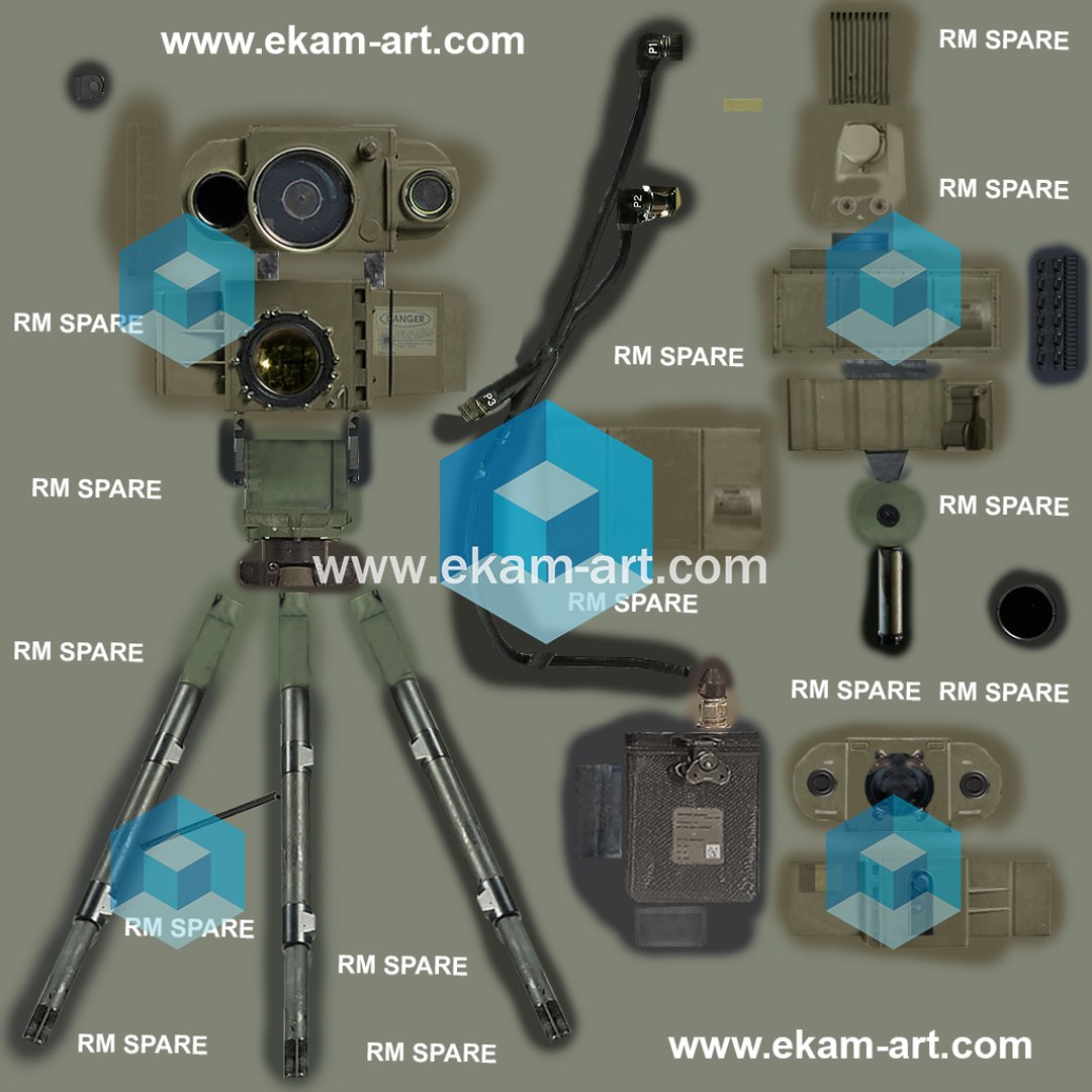 AN PED 1 LASER DESIGNATOR ON A TRIPOD 3D model - TurboSquid 1993359