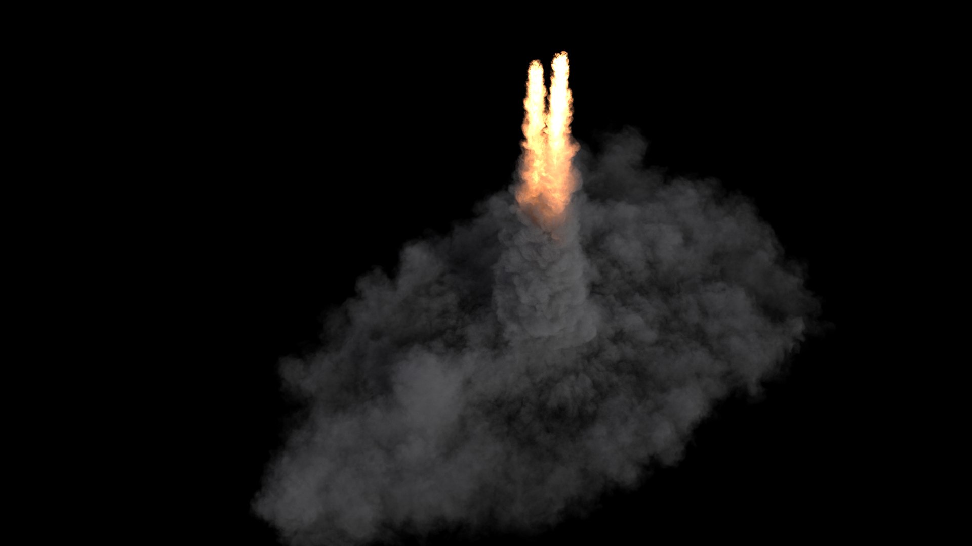Space Shuttle Launch Smoke VDB 3D Model - TurboSquid 1790723