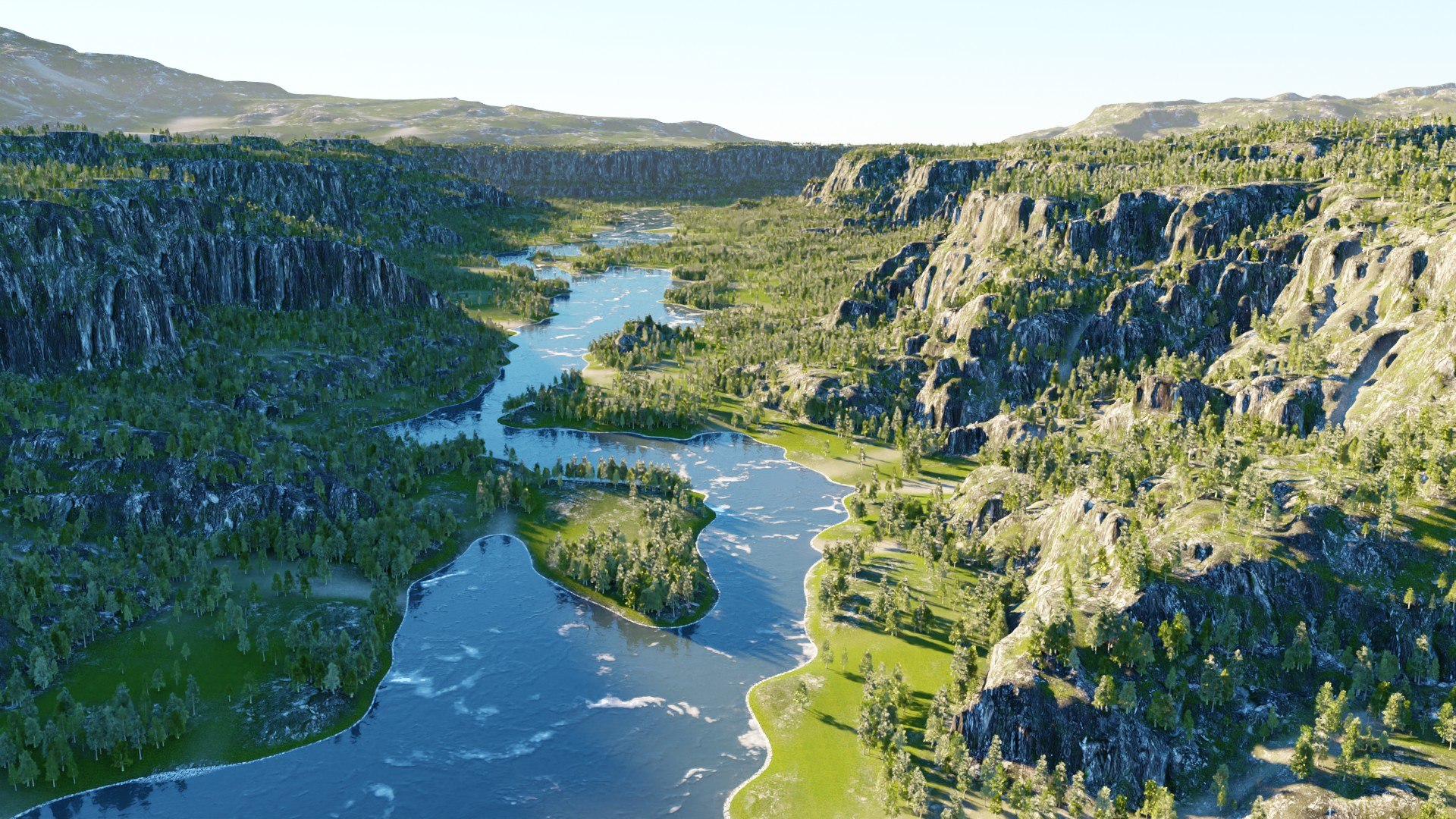 3D Big River - TurboSquid 1855539