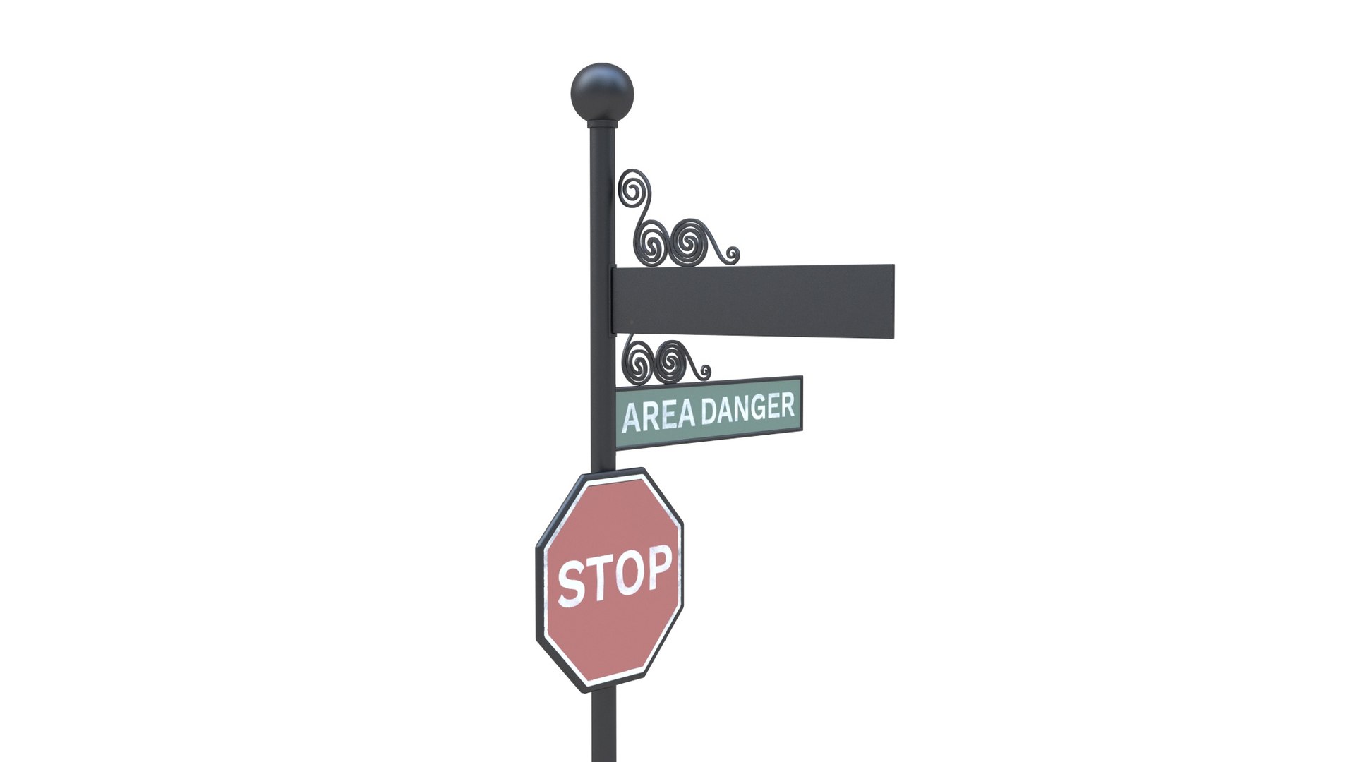 Street Sign 3D Model - TurboSquid 1695276