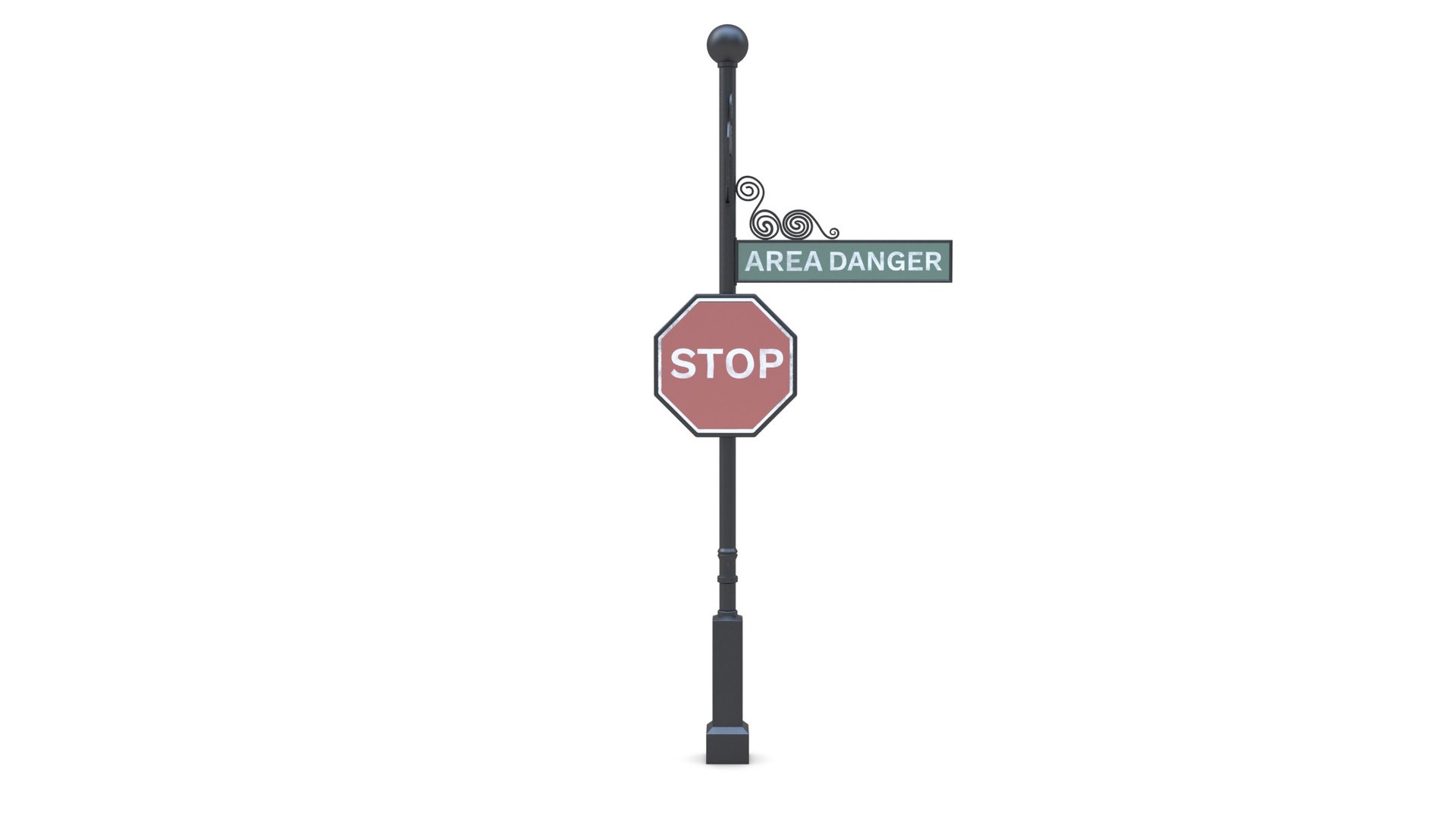 Street Sign 3D Model - TurboSquid 1695276