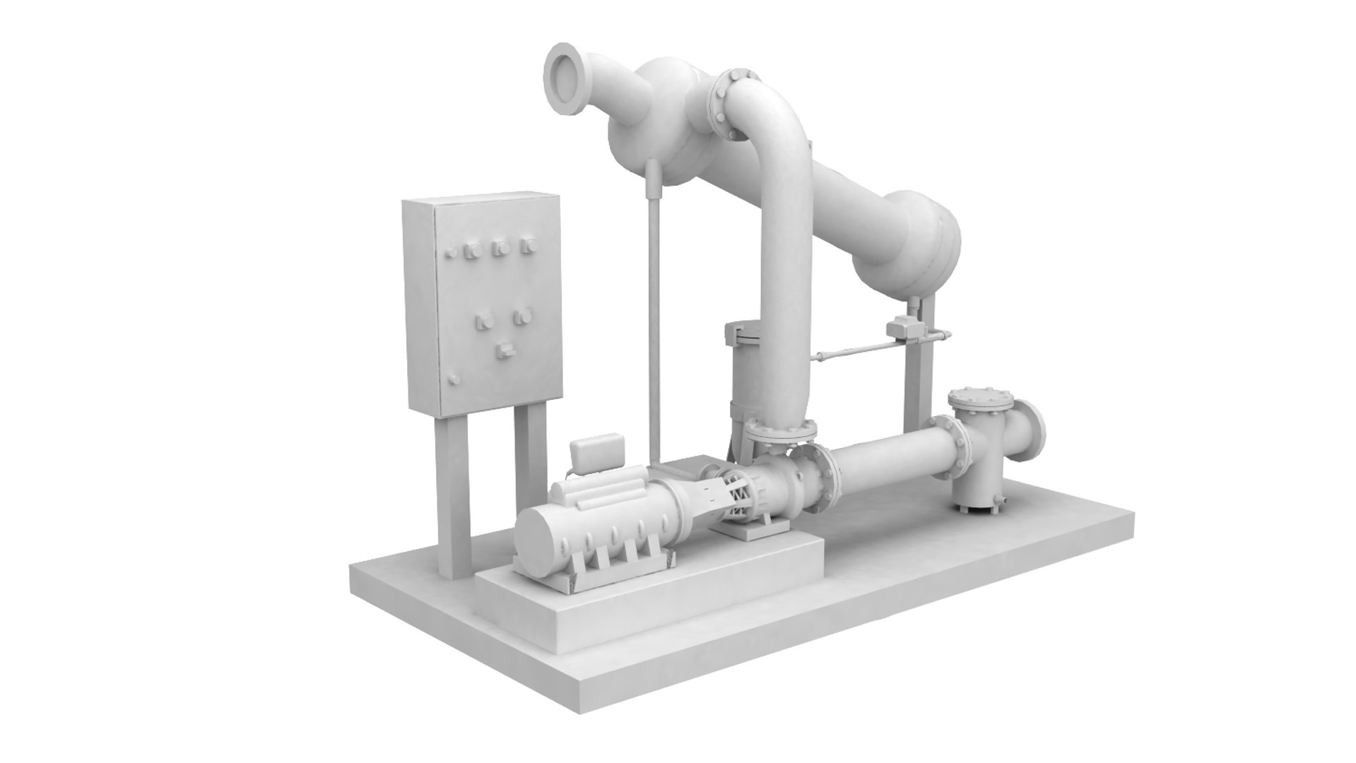 3D Condenser Water Filtration Systems - TurboSquid 1274956