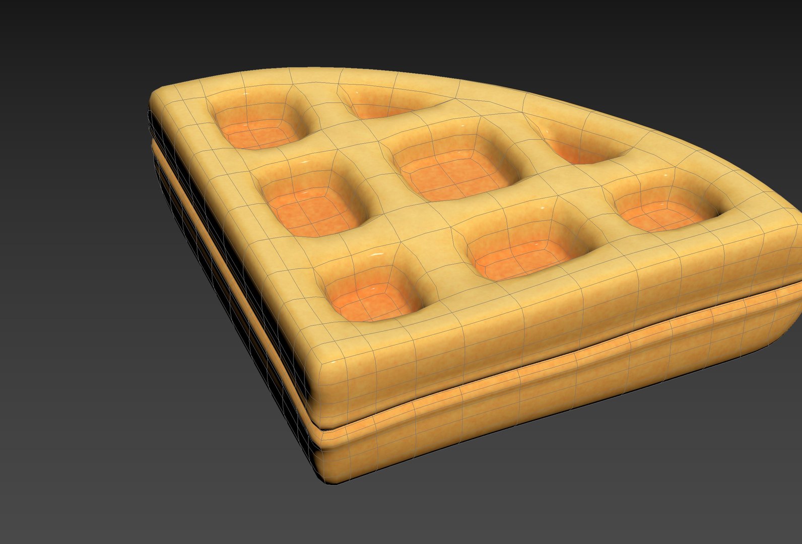 Waffle 3D Model - TurboSquid 2168085