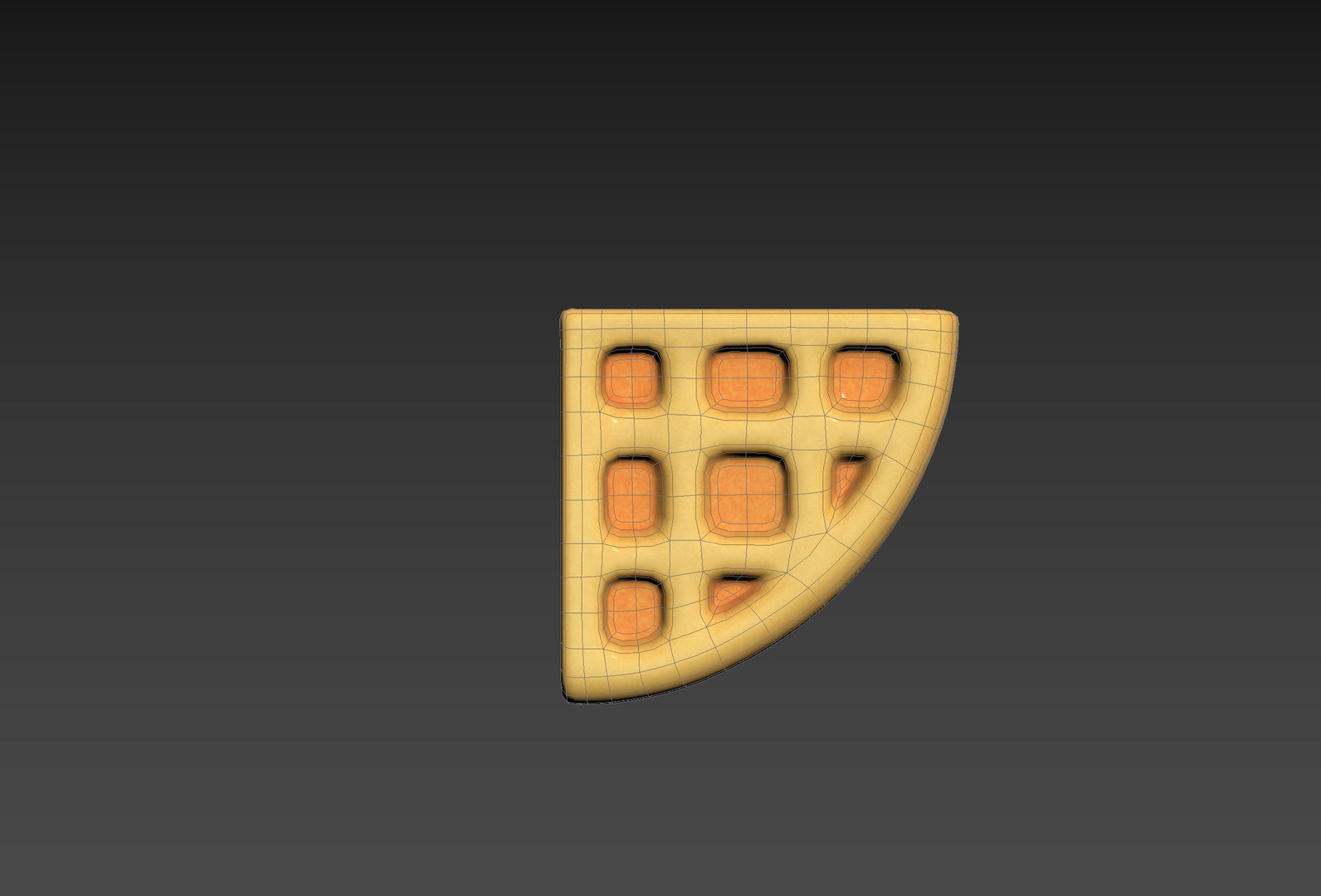 Waffle 3D Model - TurboSquid 2168085