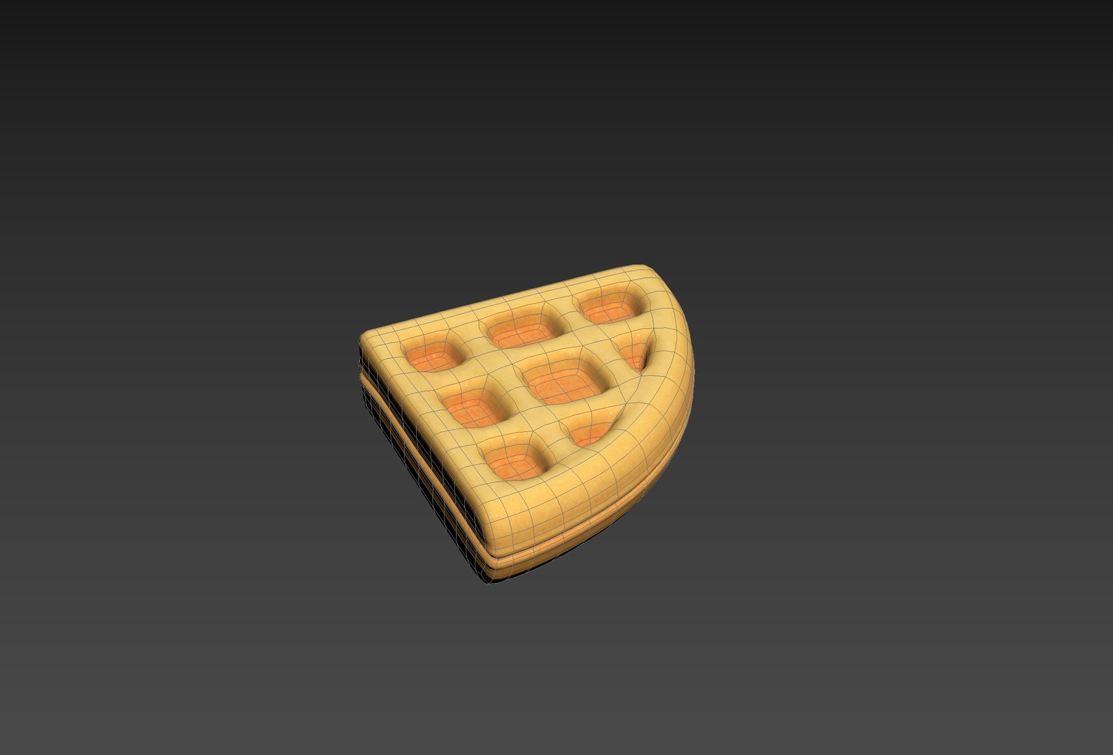 Waffle 3D Model - TurboSquid 2168085