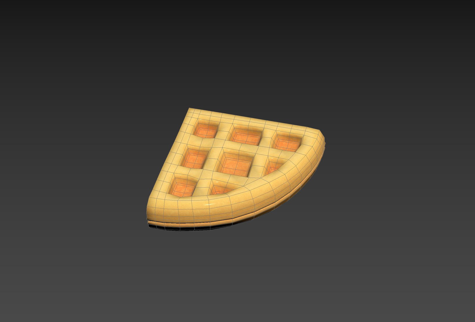 Waffle 3D Model - TurboSquid 2168085