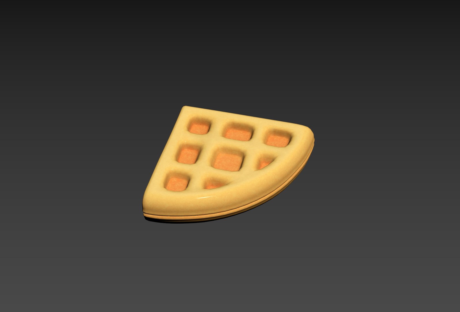 Waffle 3D Model - TurboSquid 2168085