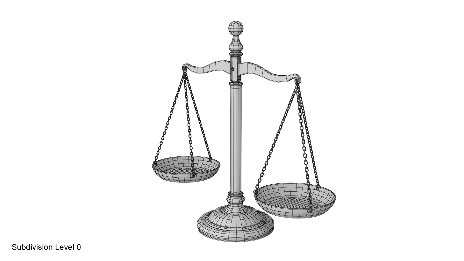 Scale Justice 3D Model - TurboSquid 1531454