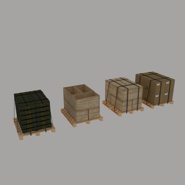 Palet Collection 2 3D model - TurboSquid 1928939