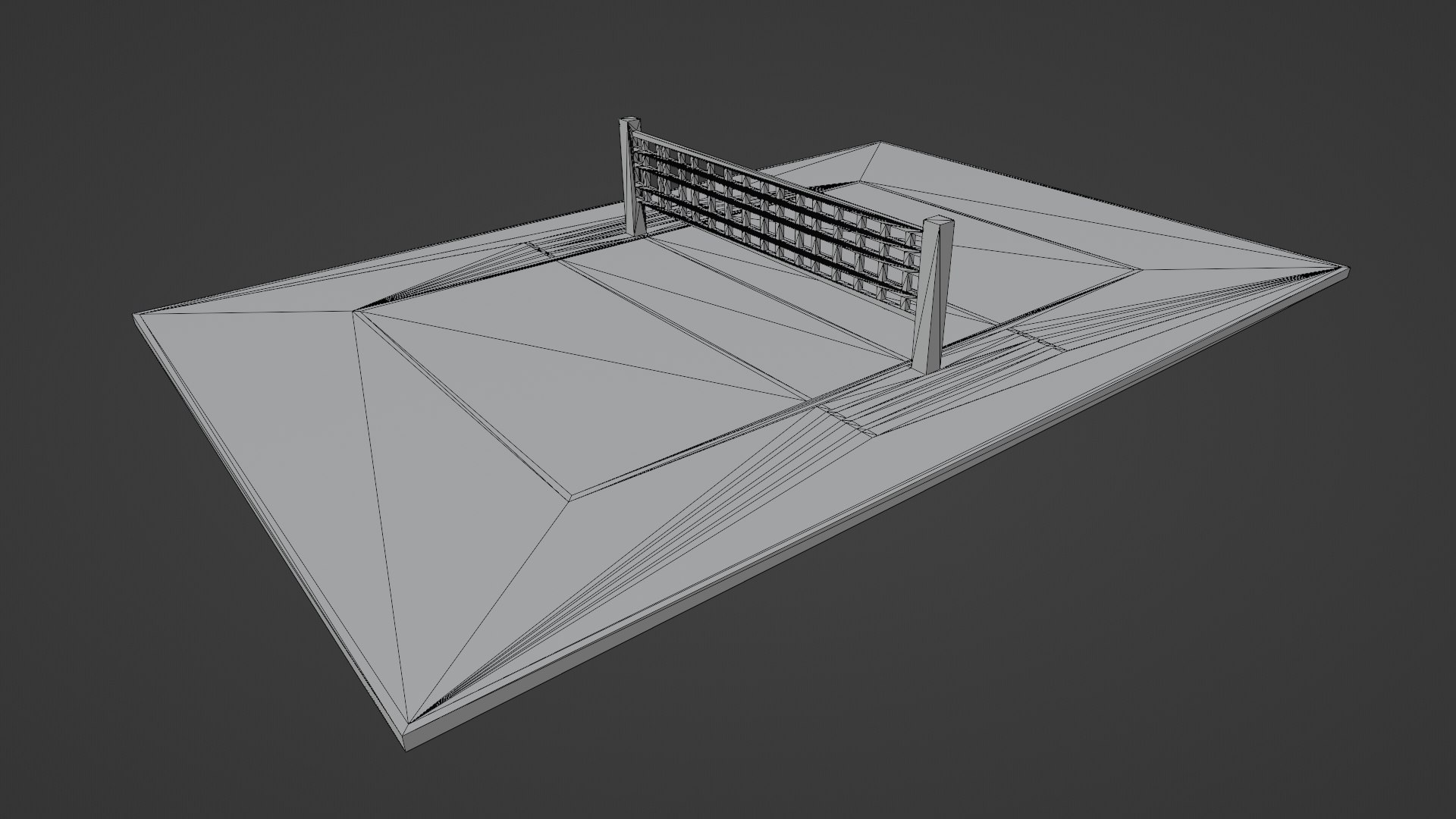 3D Voxel Volleyball Court - TurboSquid 1870334