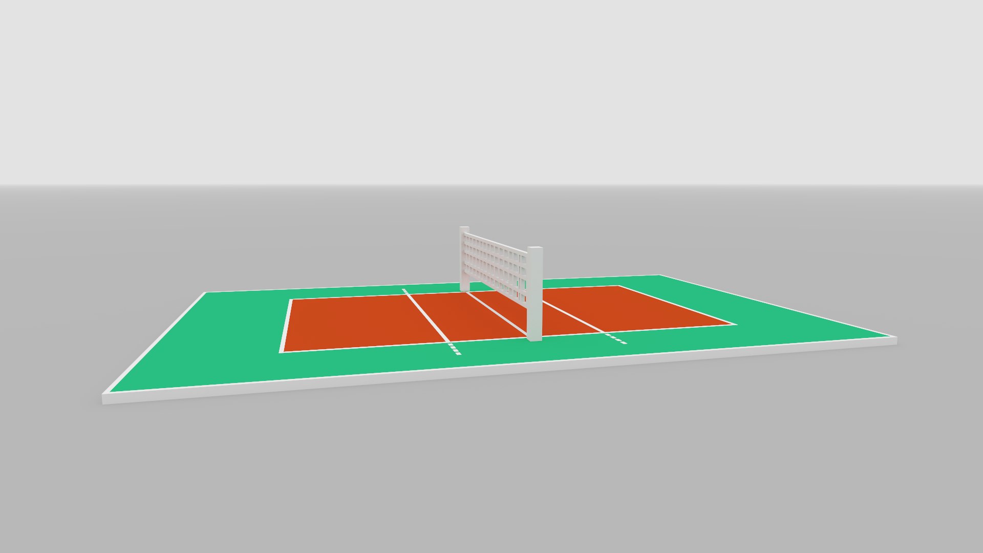 3D Voxel Volleyball Court - TurboSquid 1870334