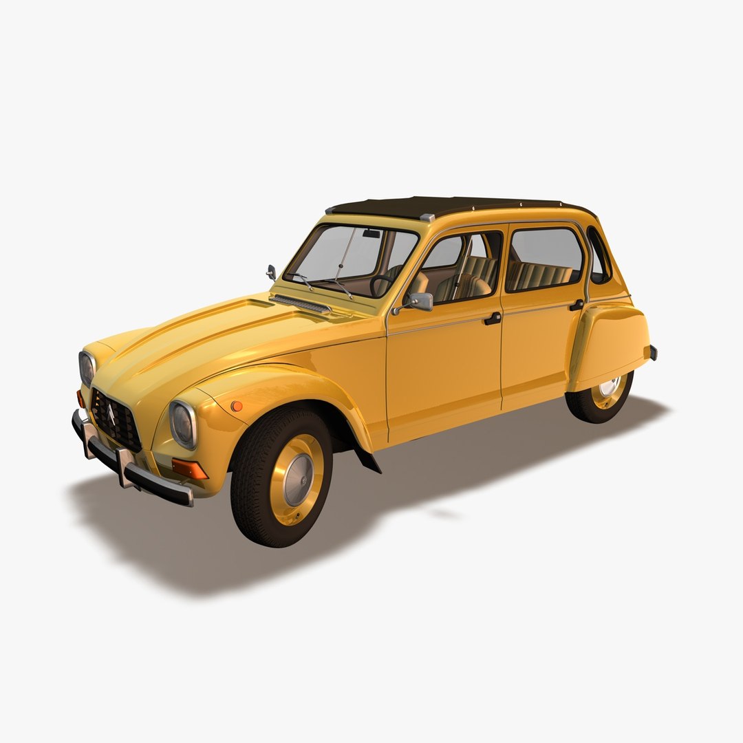 3d Model Citroen Dyane 6