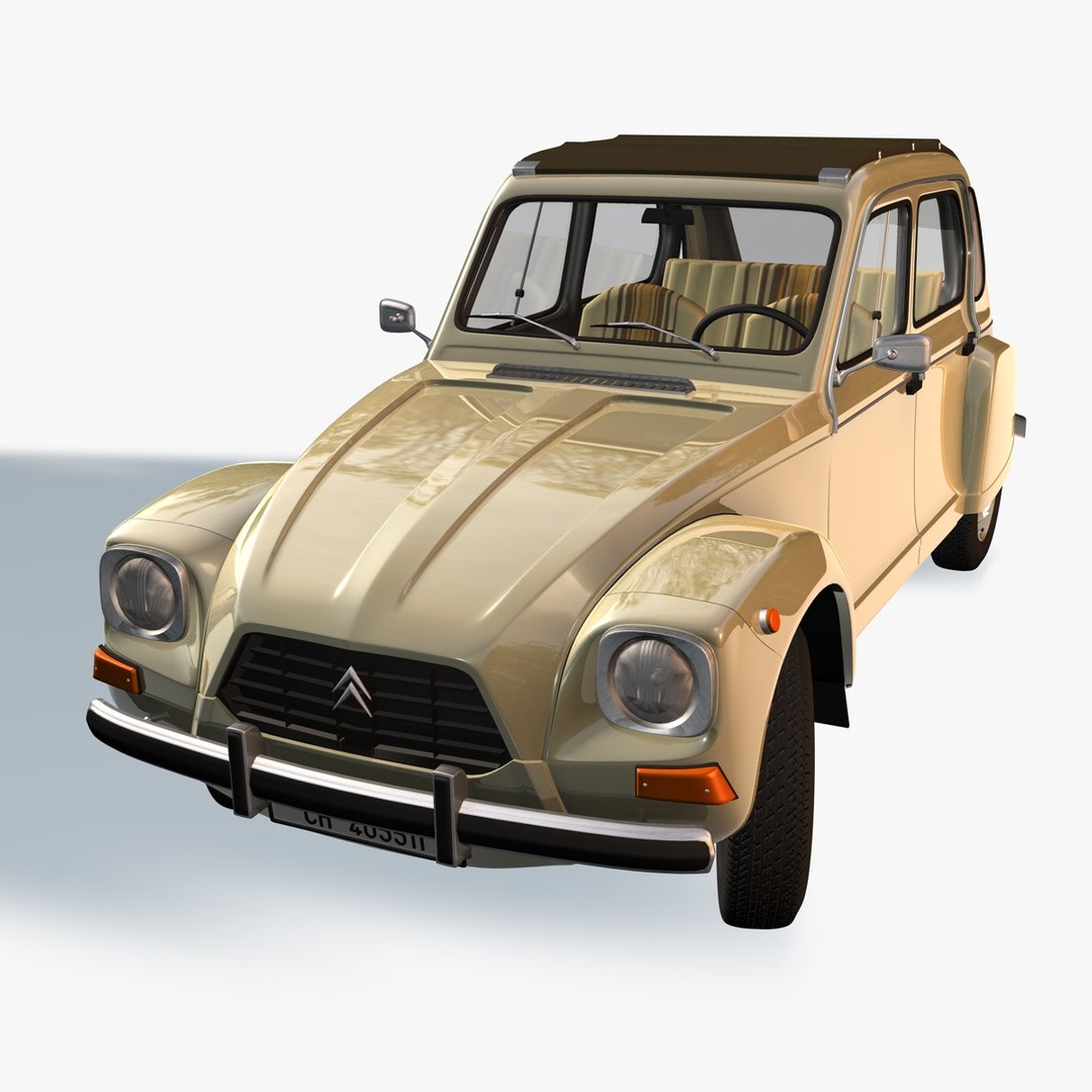 3d Model Citroen Dyane 6