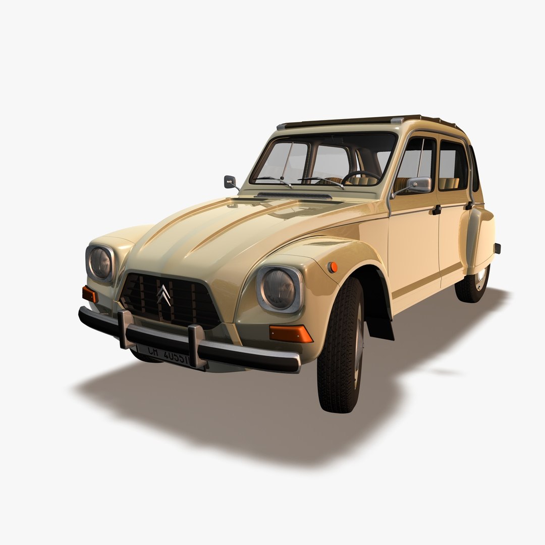 3d Model Citroen Dyane 6