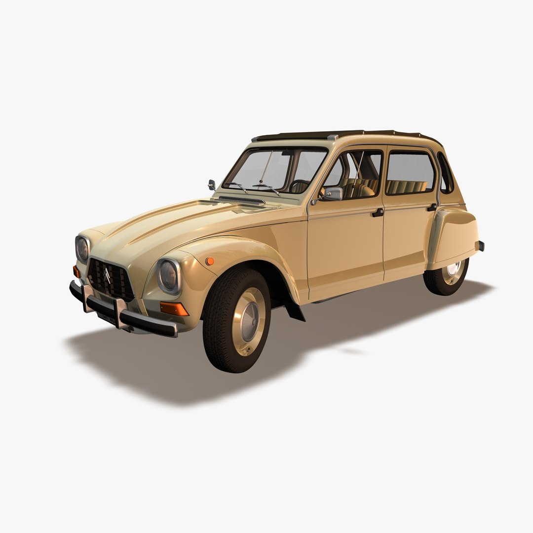 3d Model Citroen Dyane 6