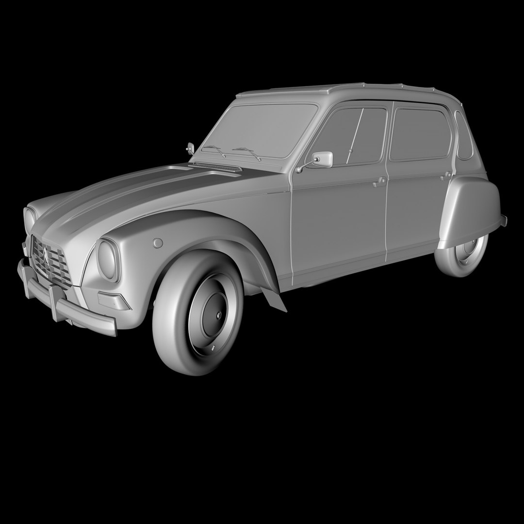 3d Model Citroen Dyane 6