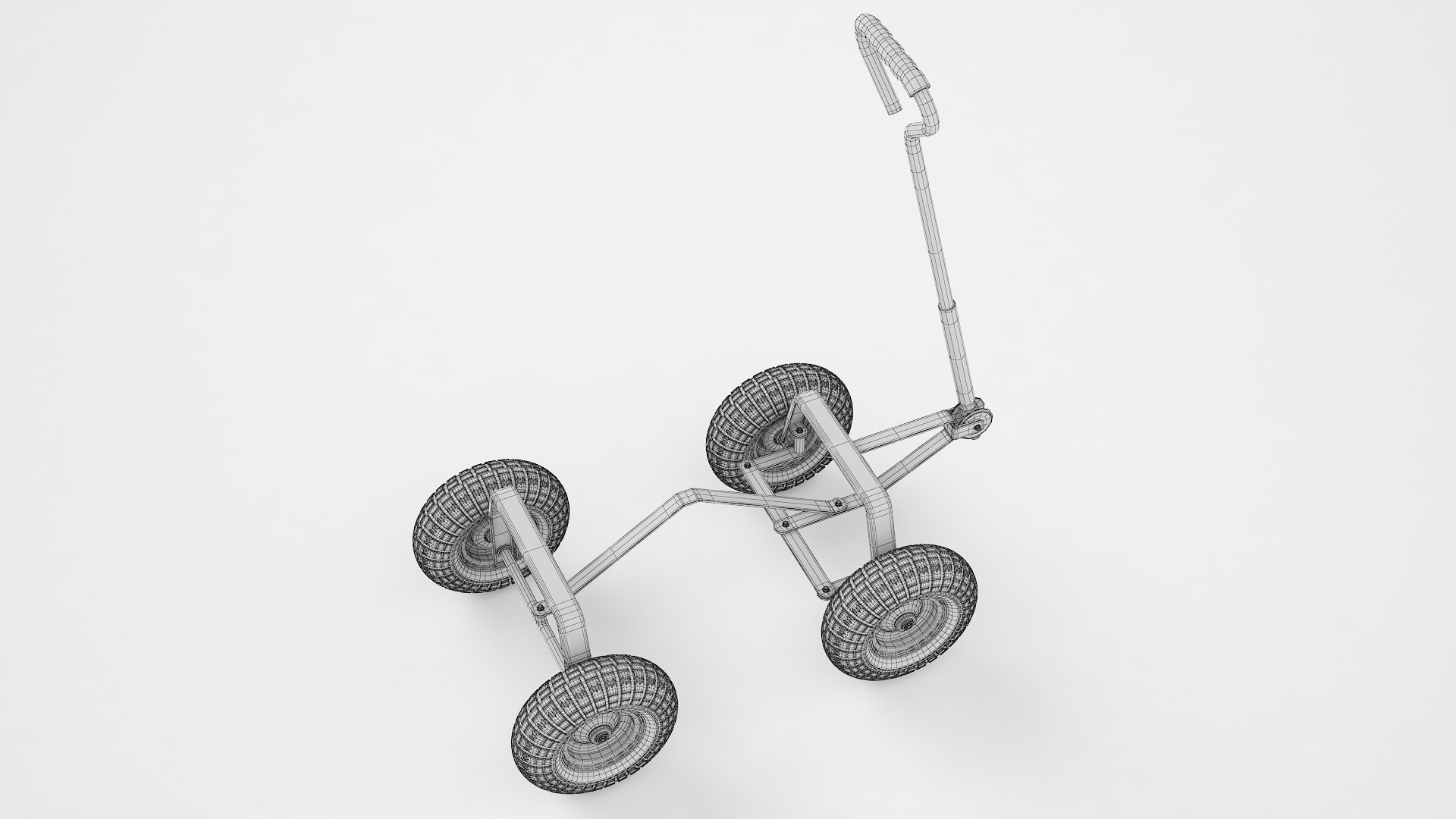 3D Model Garden Trolley Chassis 02 - TurboSquid 2236185