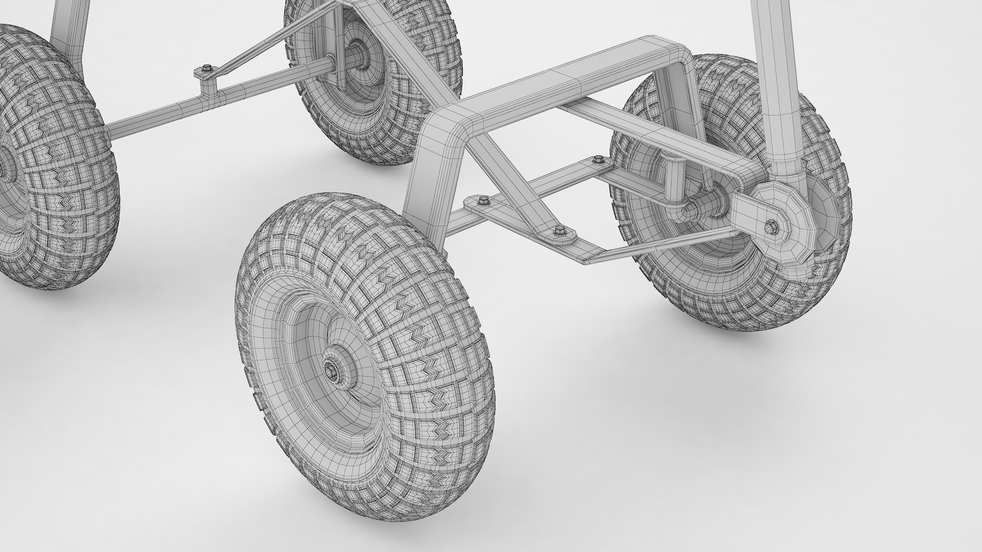 3D Model Garden Trolley Chassis 02 - TurboSquid 2236185