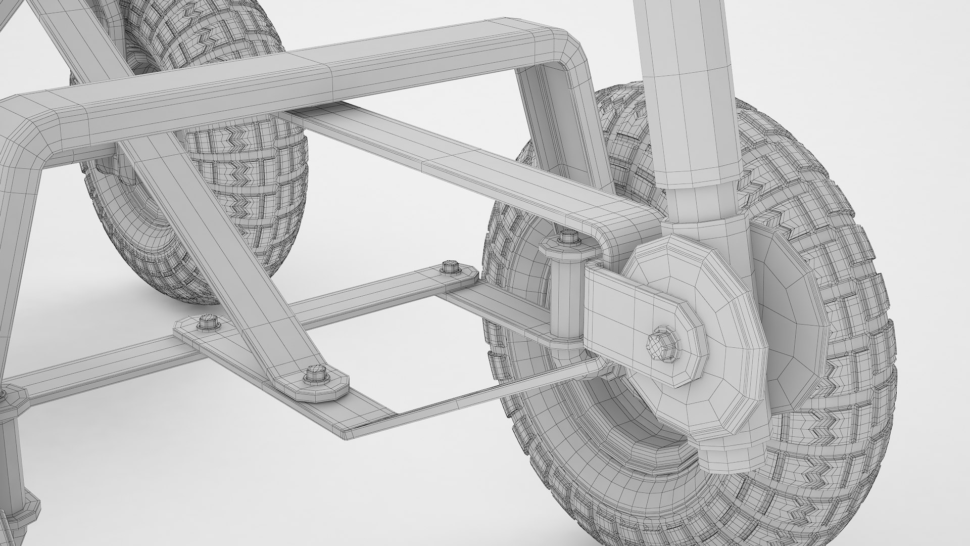 3D Model Garden Trolley Chassis 02 - TurboSquid 2236185