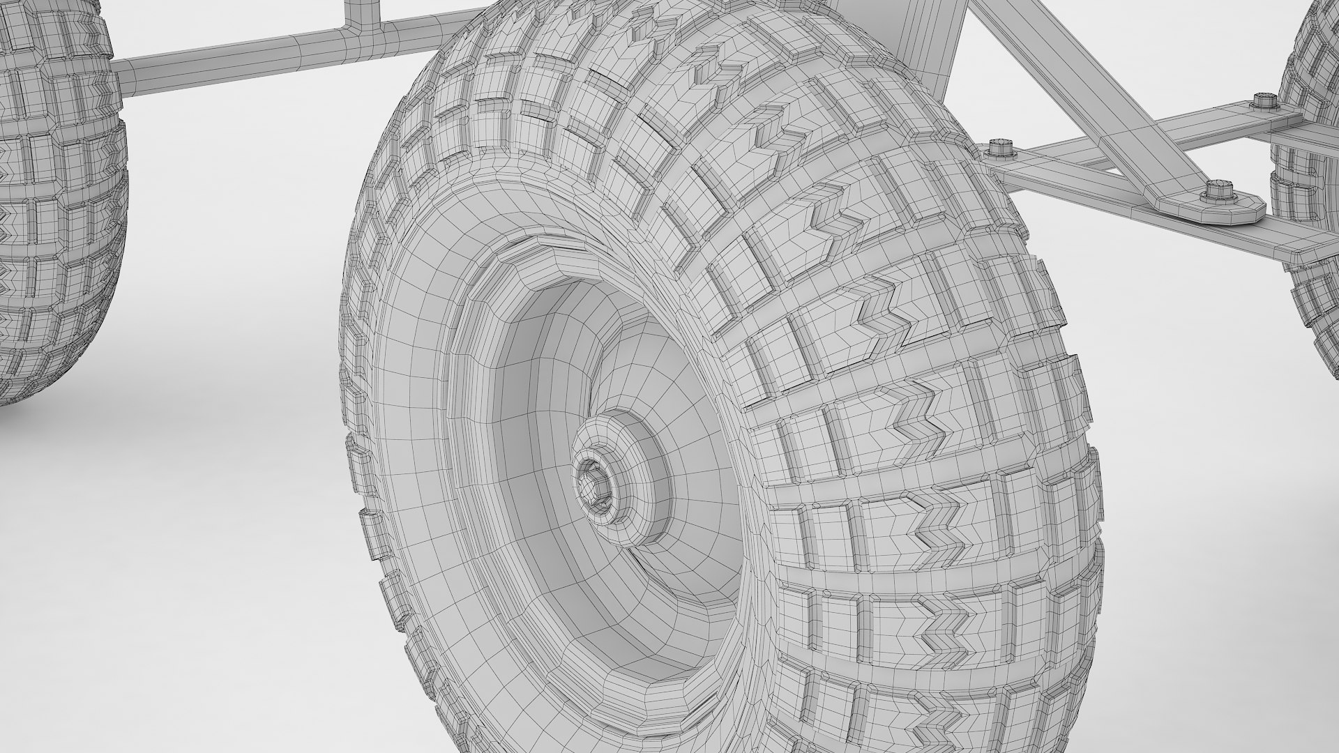 3D Model Garden Trolley Chassis 02 - TurboSquid 2236185