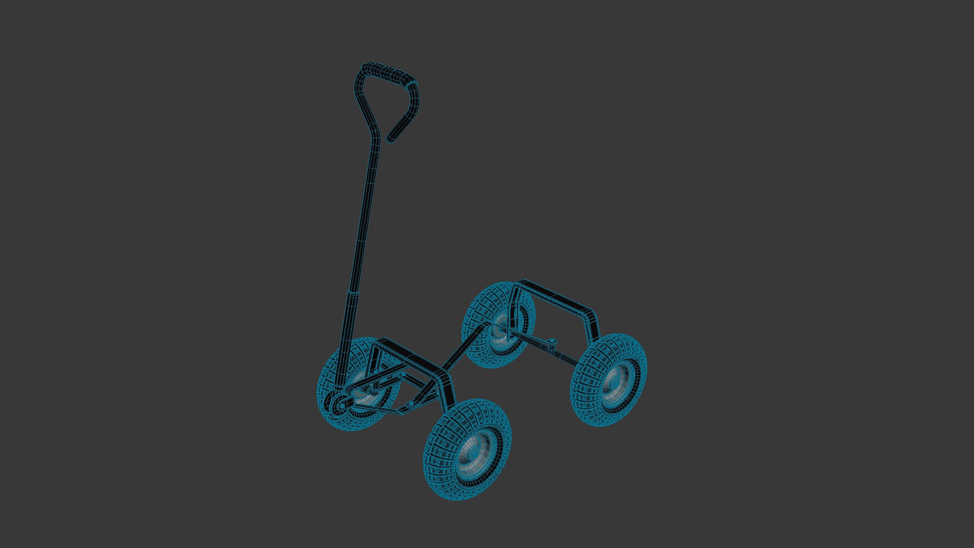 3D Model Garden Trolley Chassis 02 - TurboSquid 2236185