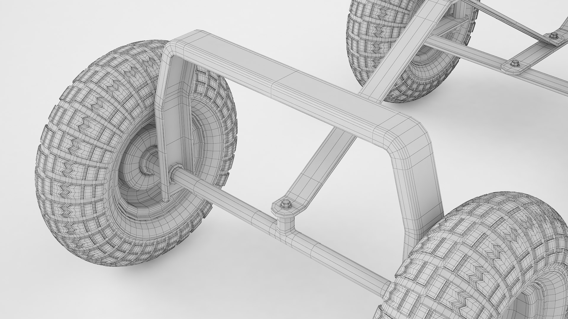3D Model Garden Trolley Chassis 02 - TurboSquid 2236185