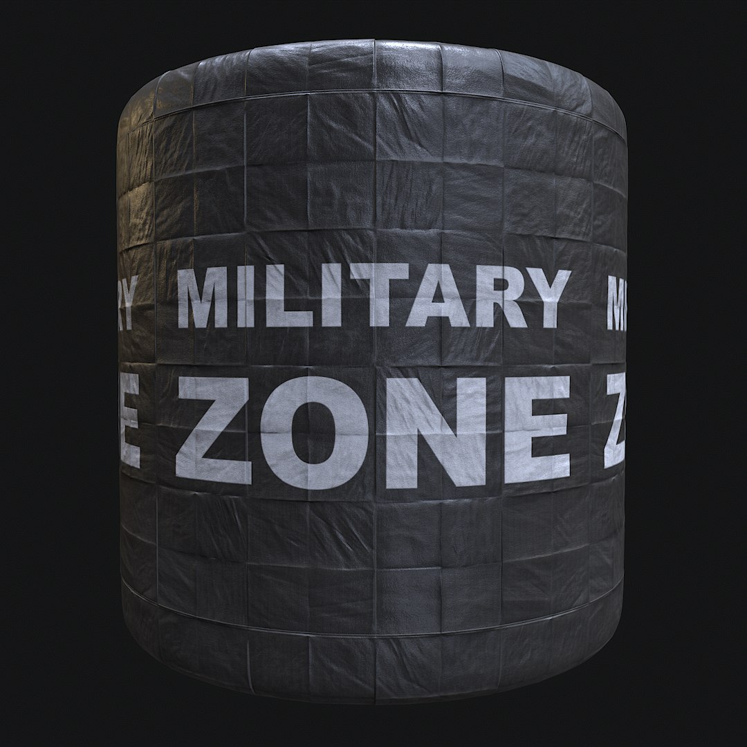 Military Zone Tarpaulin Sheet 4x4m Game Ready 3D Model - TurboSquid 2520633