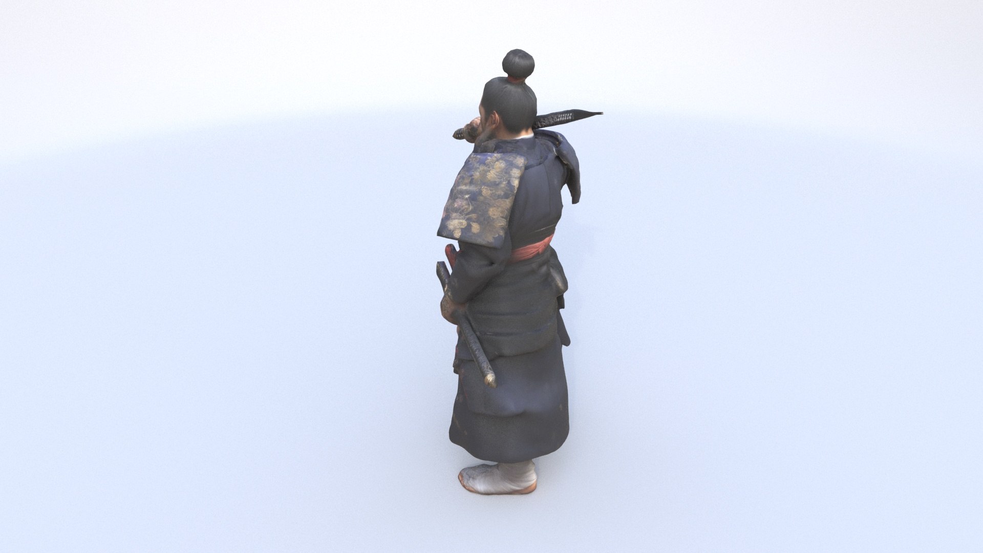 Samurai Warrior A 3D Model - TurboSquid 2335256