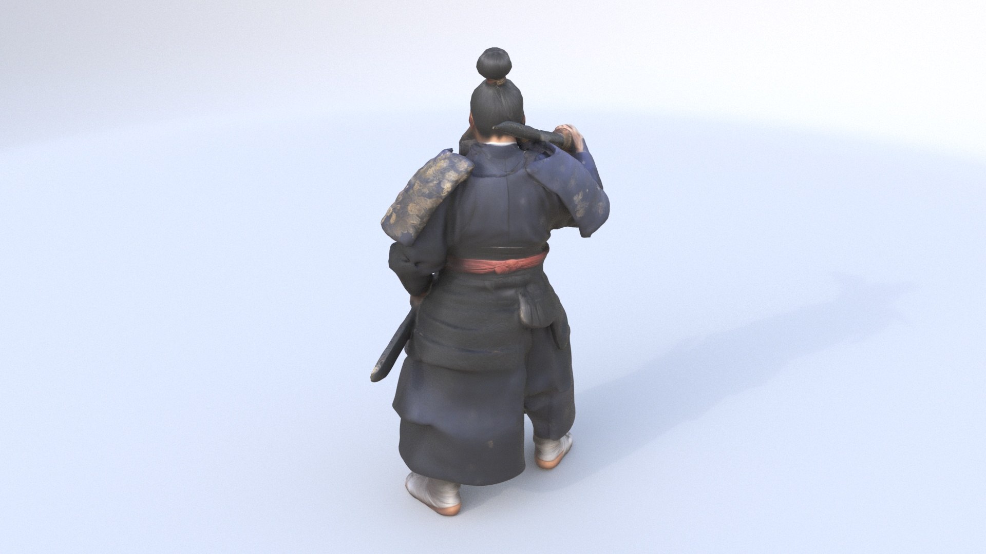 Samurai Warrior A 3D Model - TurboSquid 2335256