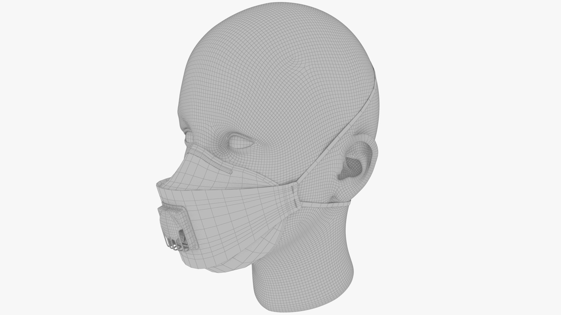 3D 3m aura mask - TurboSquid 1583195