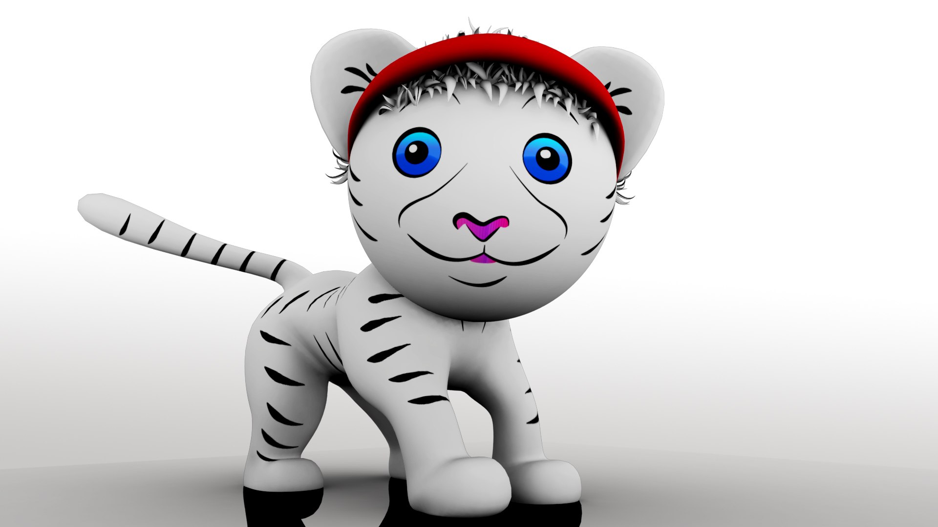 Tricky Tiger 3D - TurboSquid 1308424