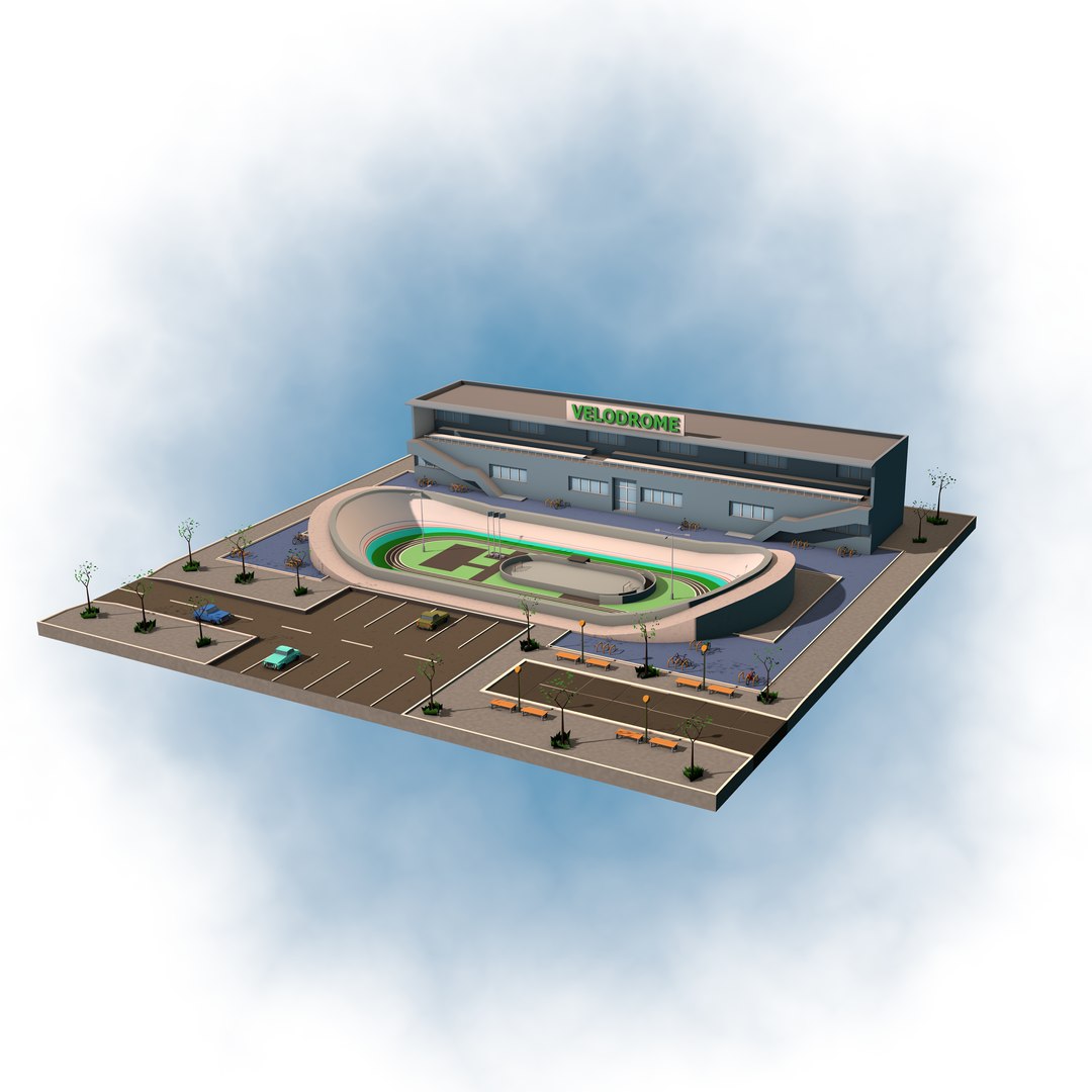 3D Velodrome Velo Track Cycling Track Model - TurboSquid 1821849
