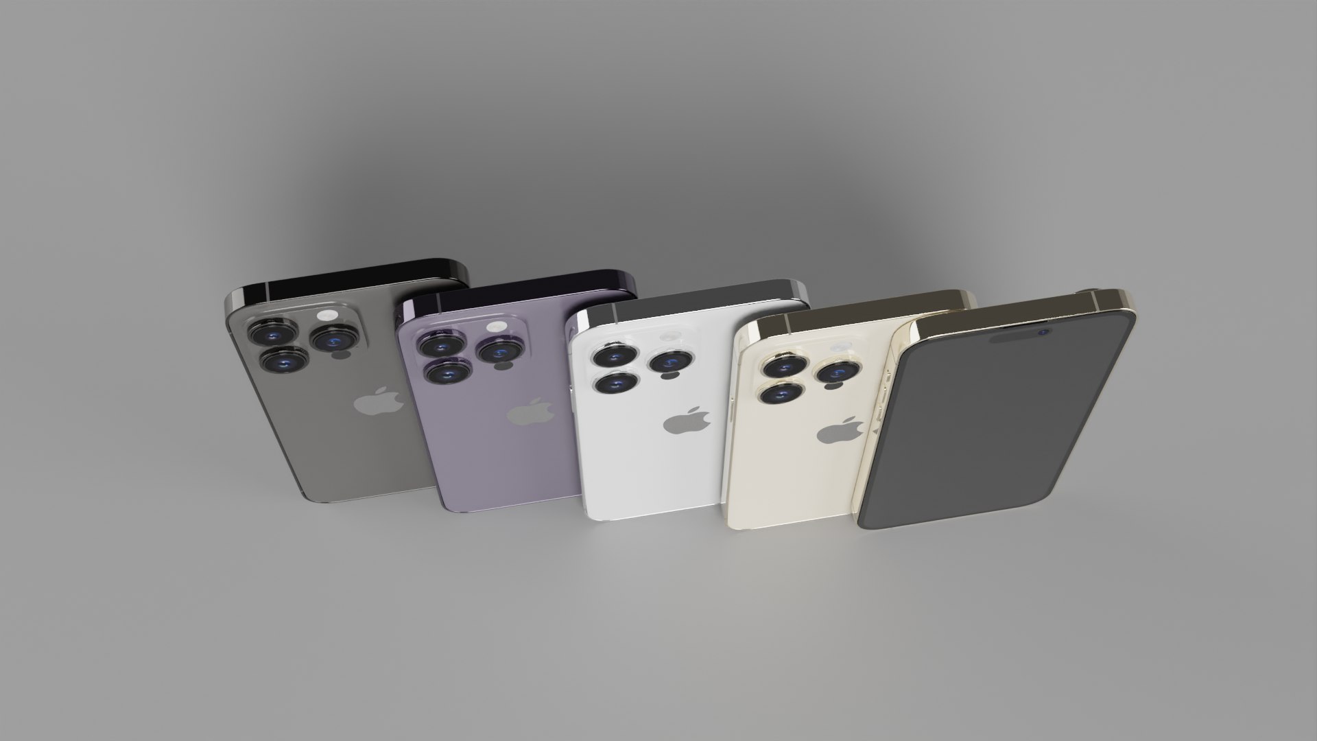 3D IPhone 14 Pro Max All Colors Smartphone Model - TurboSquid 2083525