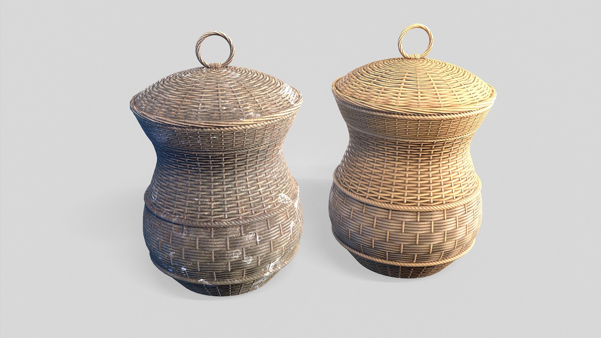 Basket 15 PBR 3D Model - TurboSquid 2189277