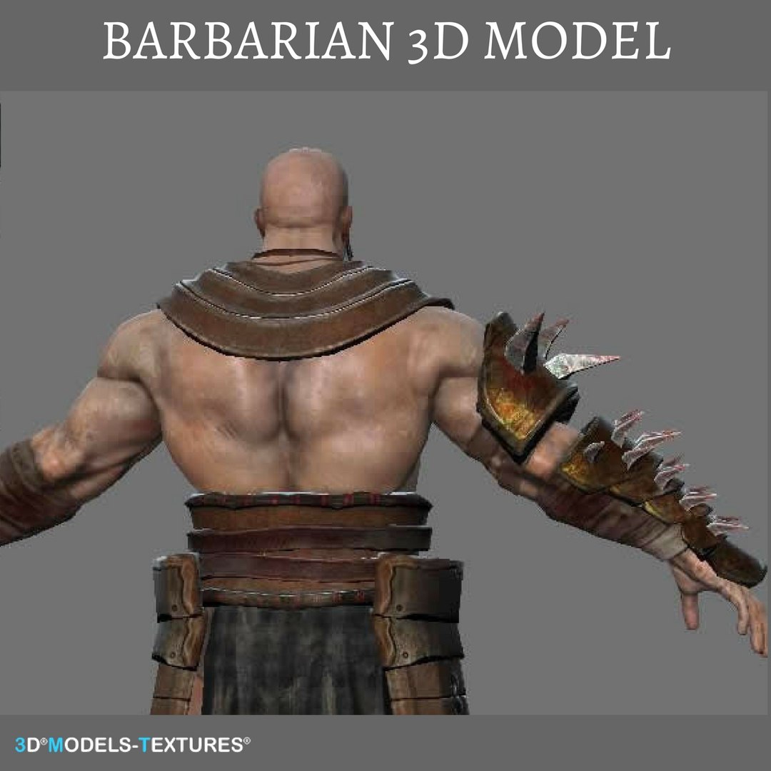 Barbarian 3D - TurboSquid 1210414