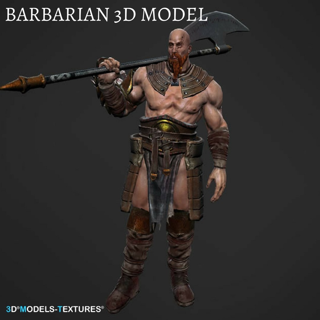 Barbarian 3D - TurboSquid 1210414