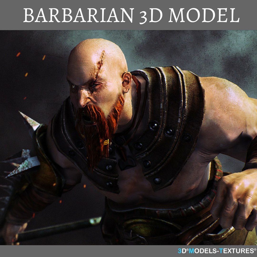 Barbarian 3D - TurboSquid 1210414