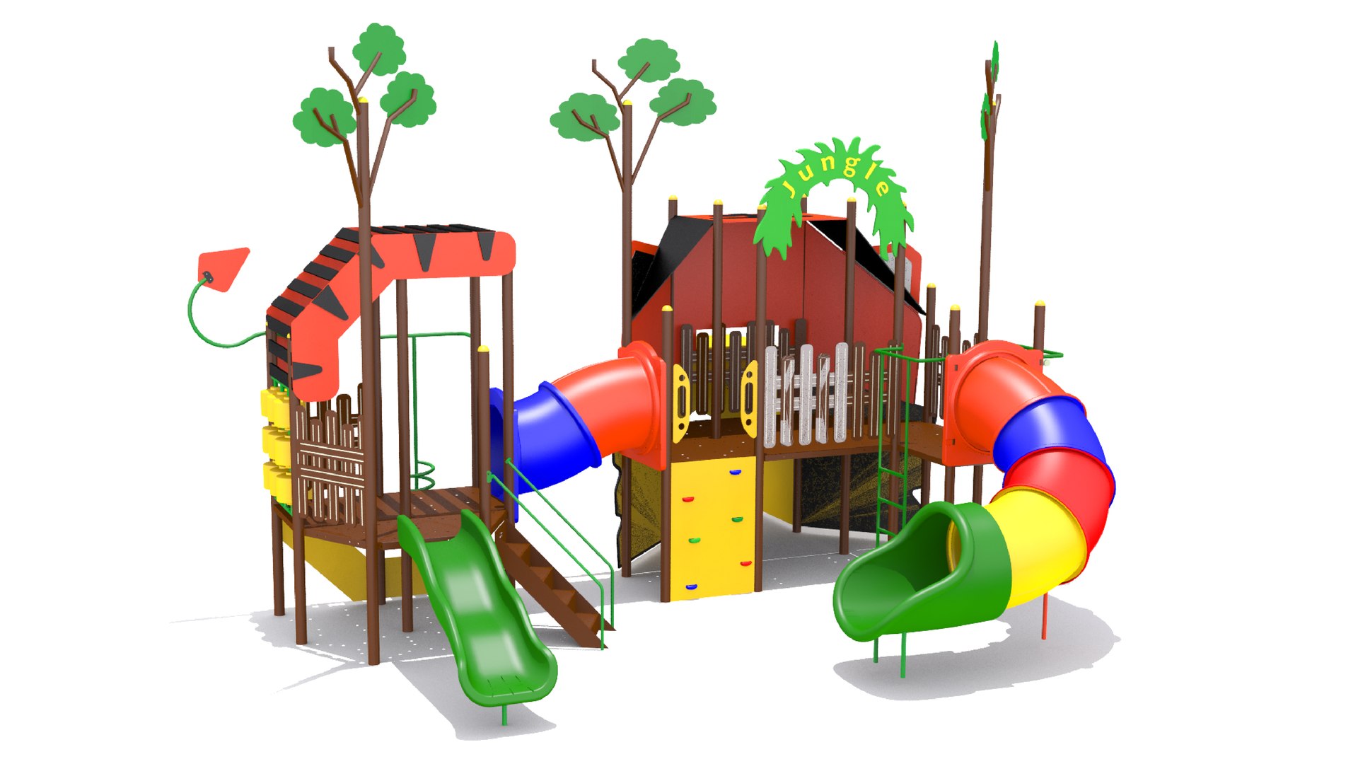 Playground Play Tiger 3D Model - TurboSquid 1697437