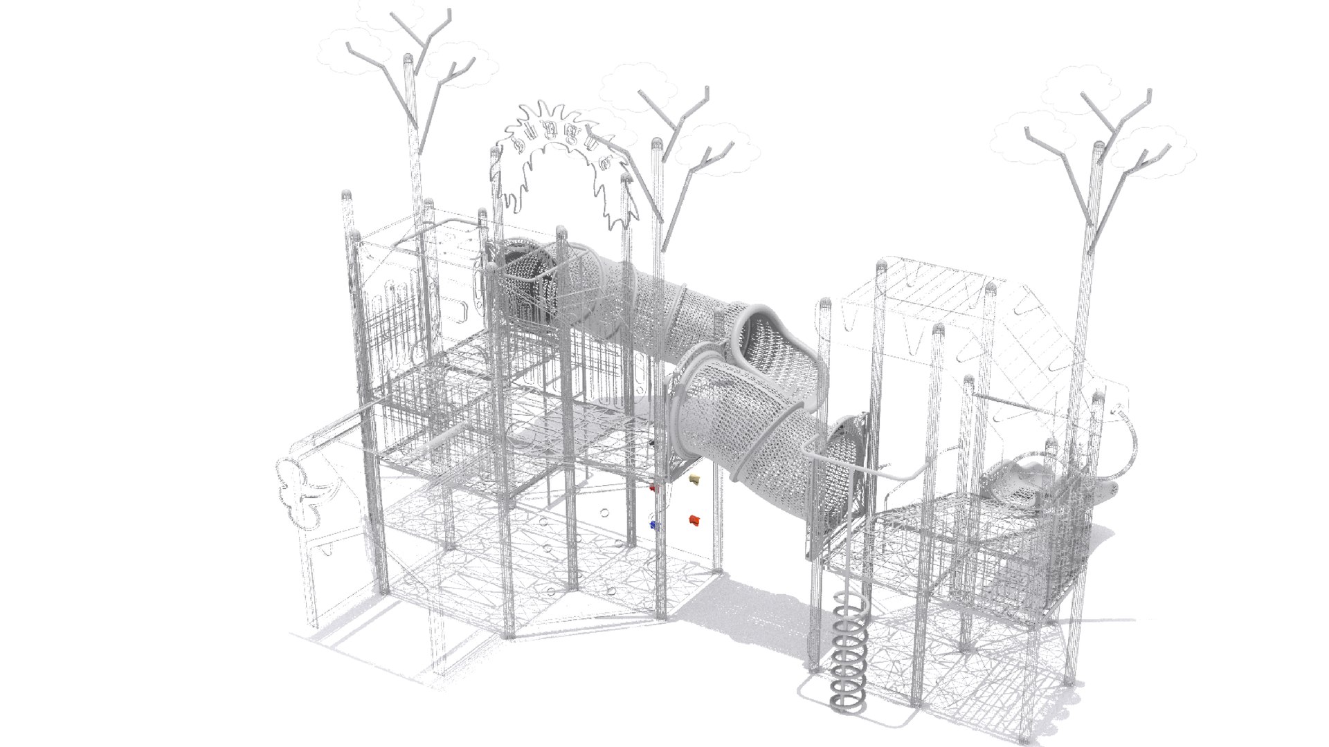 Playground Play Tiger 3D Model - TurboSquid 1697437