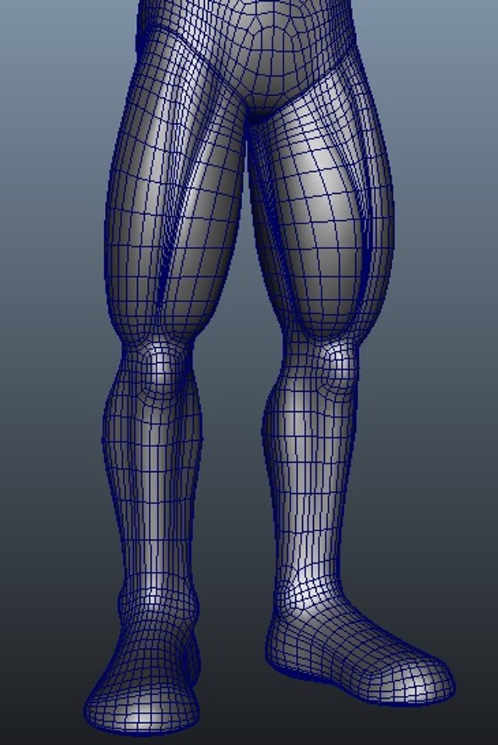 3d Model Of Muscular Man Body Male