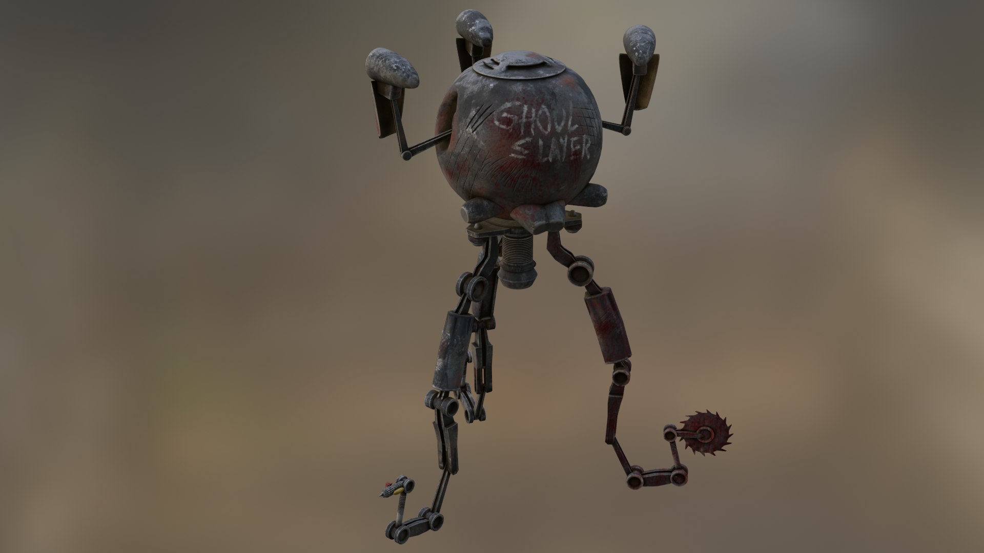 ROBOT FALLOUT 3D Model - TurboSquid 2217024